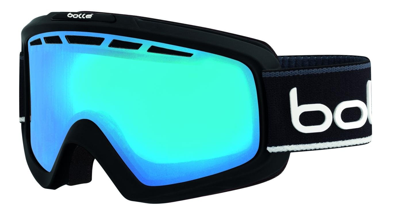 Bollé Nova II-Matte Black & White-Modular Vermillion Blue